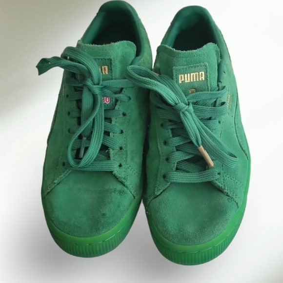 Puma | Shoes | Puma Suede Haribo Green Classic Sneakers | Poshmark